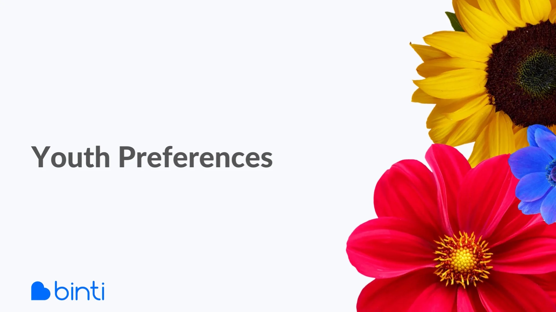 Youth Preferences