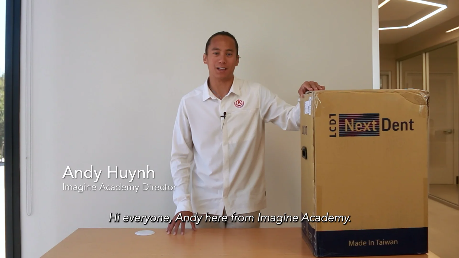 NextDent LCD1 3D Printer Overview Imagine Academy on Vimeo