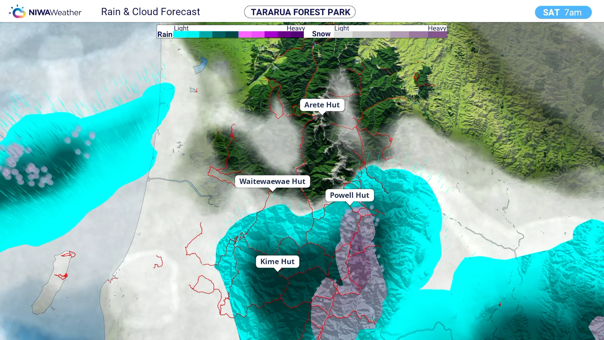 Tararua Forest Park Weather Outlook on Vimeo