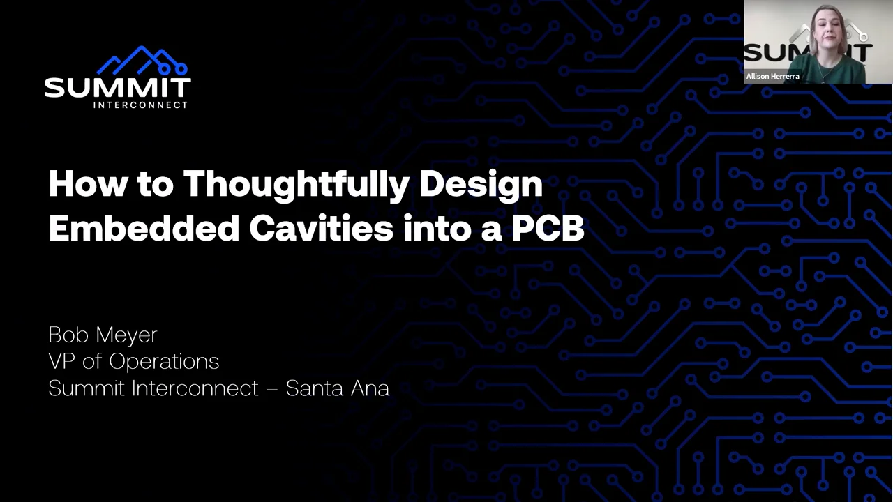 Webinar - Embedded Cavities 2023 on Vimeo