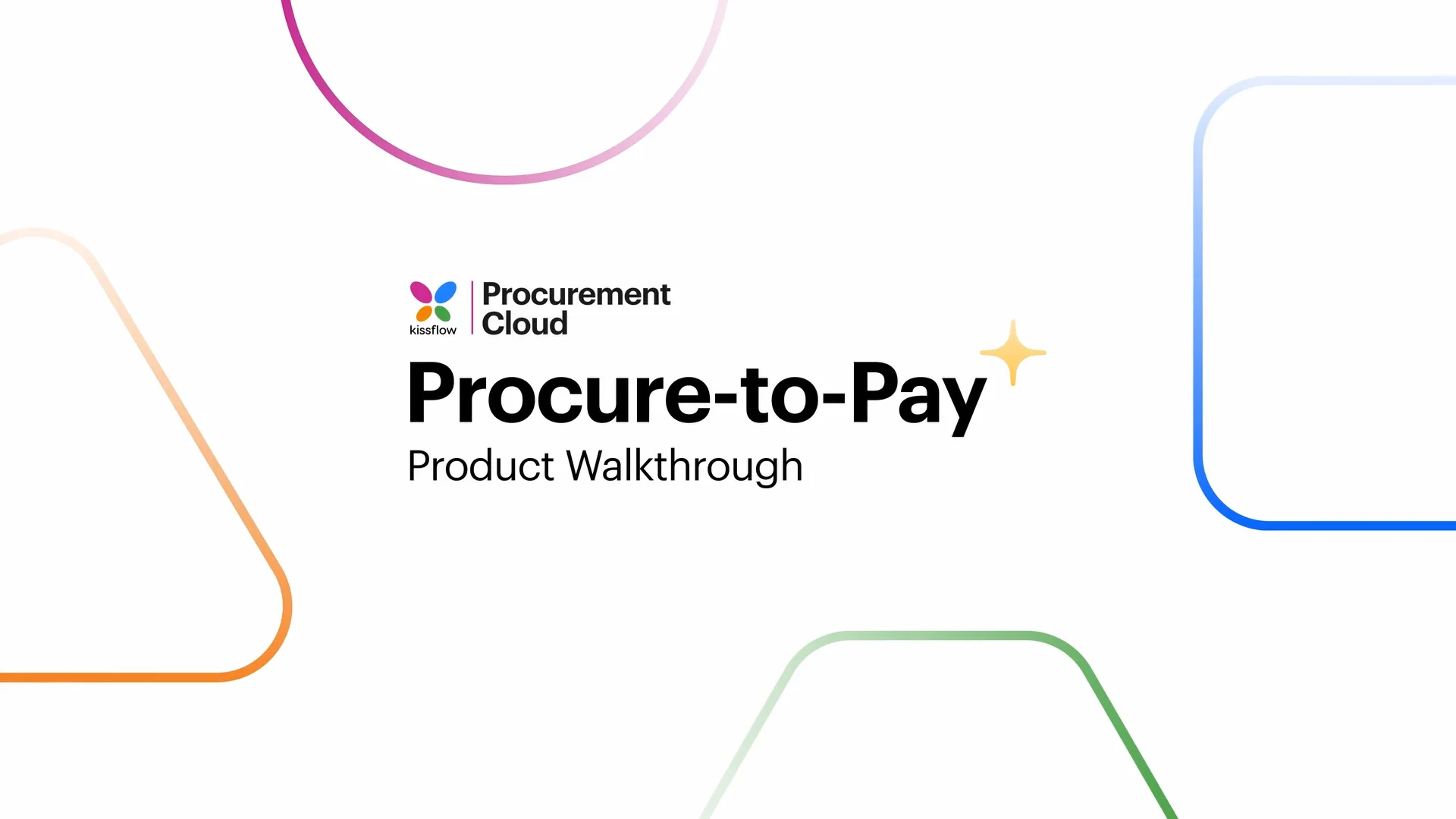 Procure-to-Pay | Kissflow Procurement Cloud