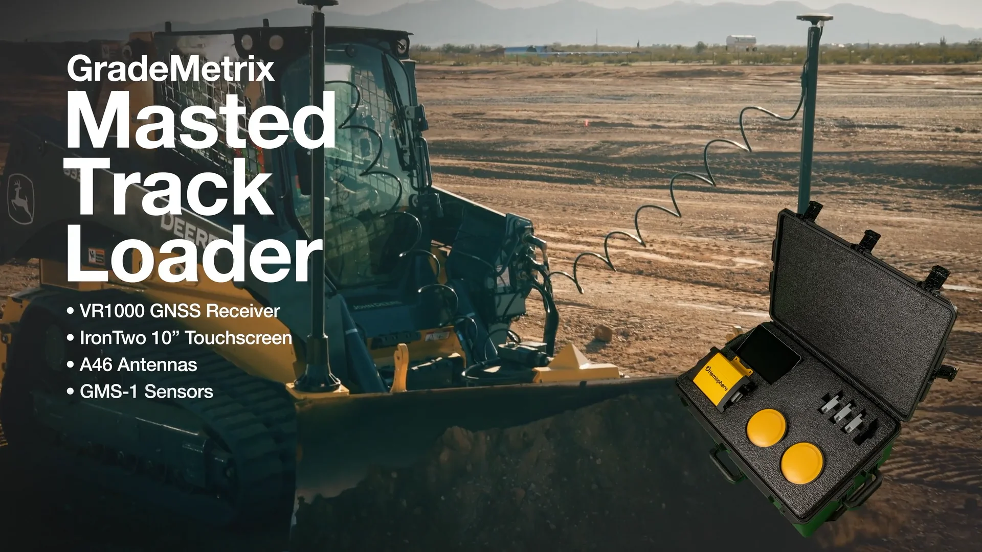 GRADEMETRIX | MASTED TRACK LOADER on Vimeo