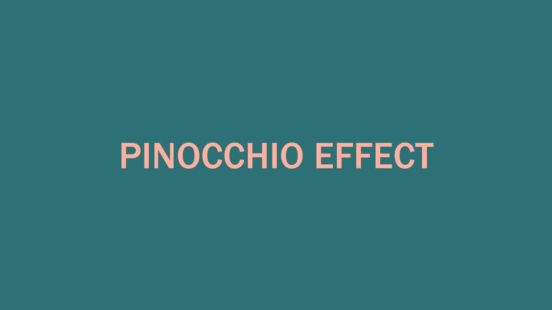 Cecilia over Pinocchio Effect on Vimeo
