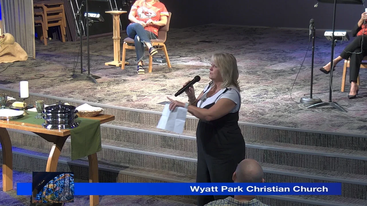 Wyatt Park Christian Church Worship Service October 1, 2023 on Vimeo