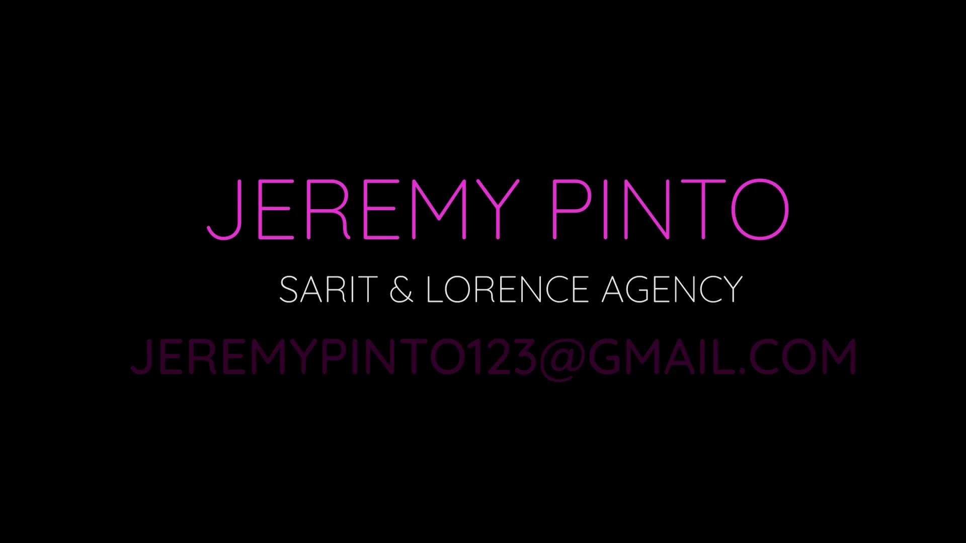 JEREMY PINTO - SHOWREEL 2023-24 HD on Vimeo