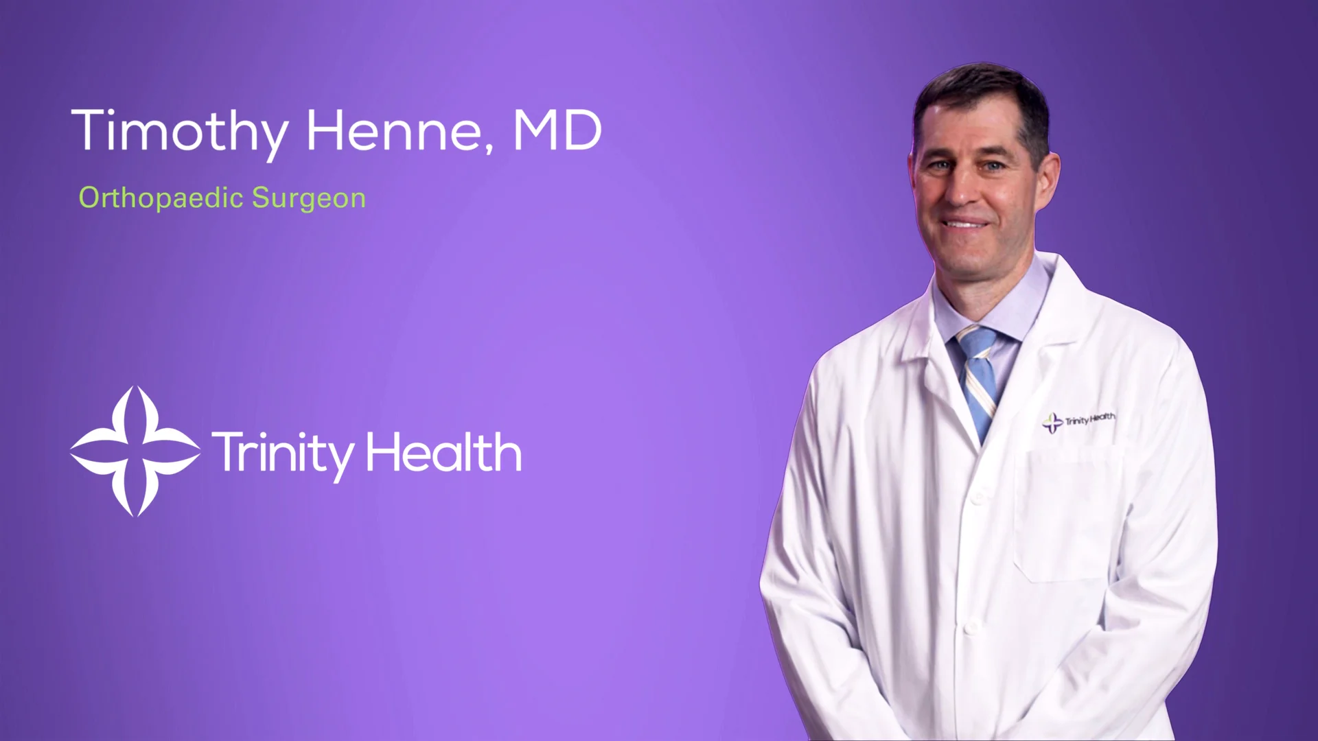 Physician Video Bio: Timothy Henne, MD on Vimeo