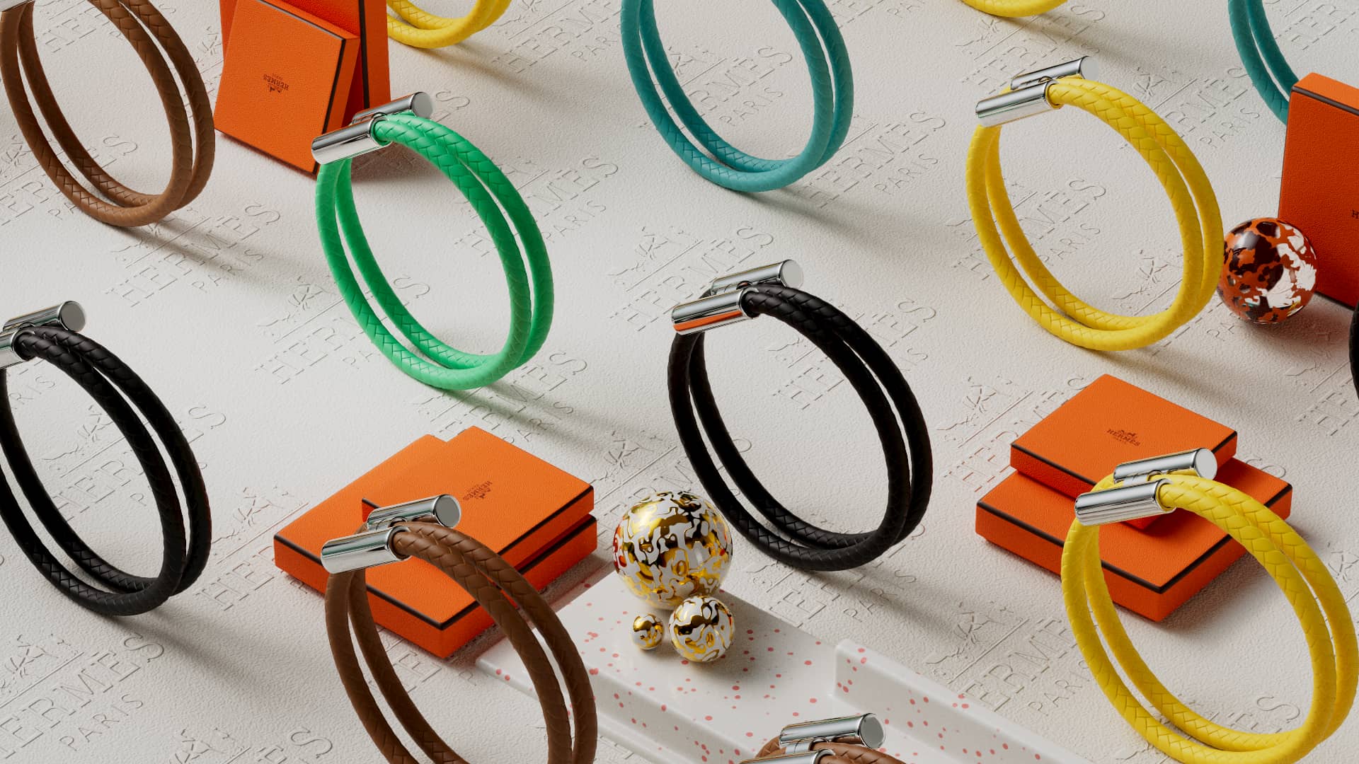 Hermès - Bracelet Tournis Tressé on Vimeo