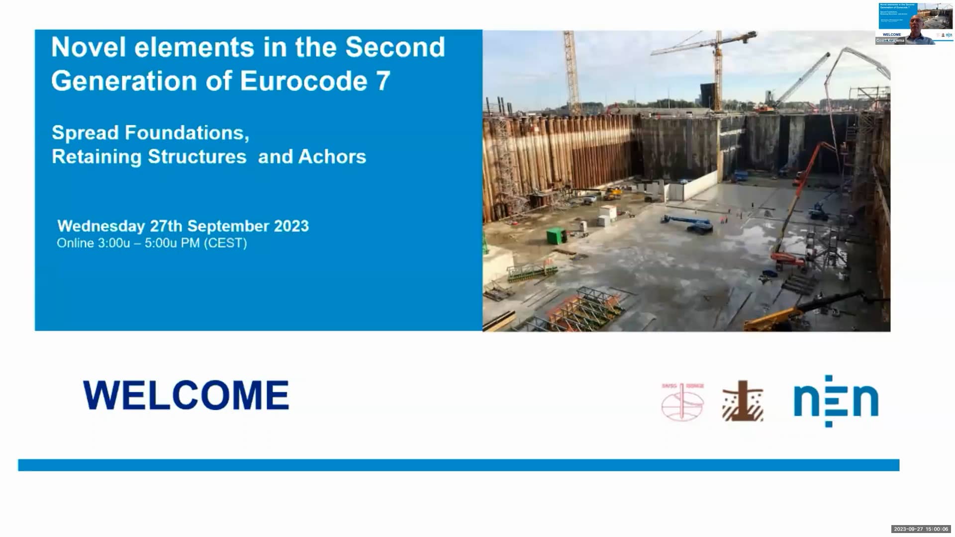 Second Generation of Eurocode 7 - Spread Foundations, Retaining structures and Anchors on Vimeo