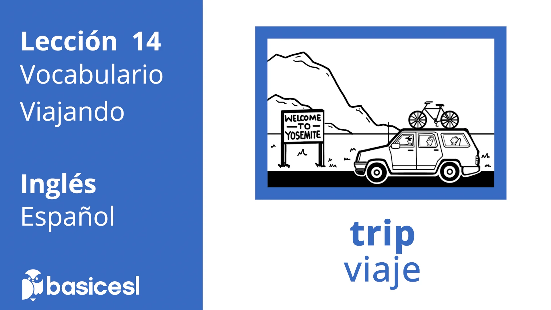 Lesson 14 | Traveling | Basic ESL WORKBOOK 1 | Translation Spanish to ...
