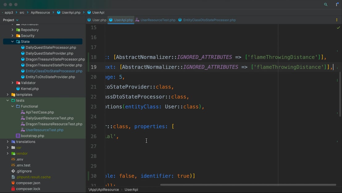 Other Conditional Field Strategies > API Platform 3 Part 3: Custom Resources | SymfonyCasts