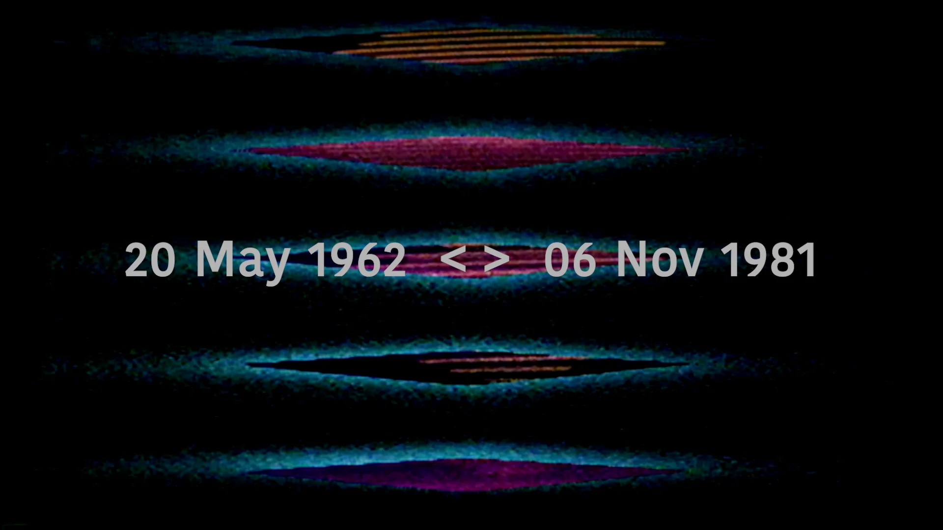 20 May 1962 06 Nov 1981 on Vimeo