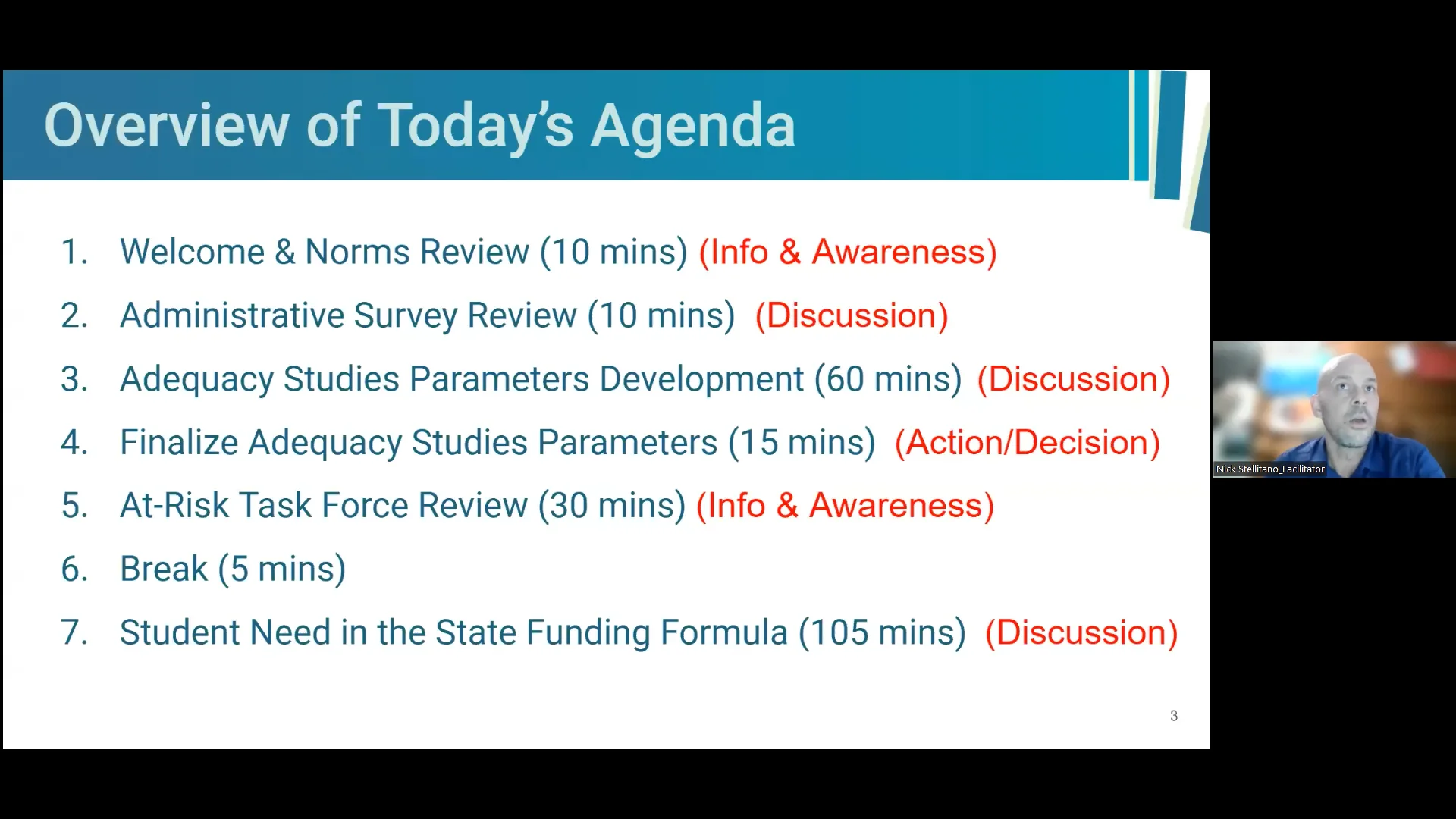 School Finance Task Force Meeting #3 on Vimeo