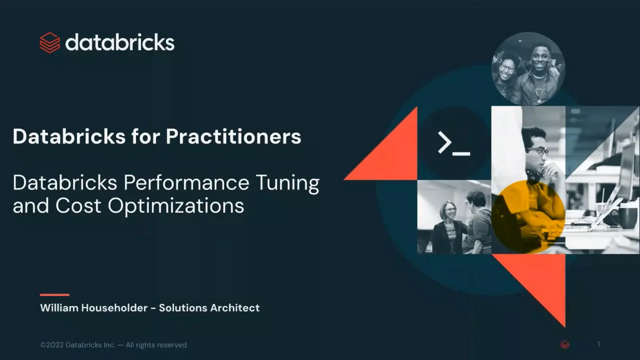 Databricks Tips and Tricks - Optimizations Workshop on Vimeo