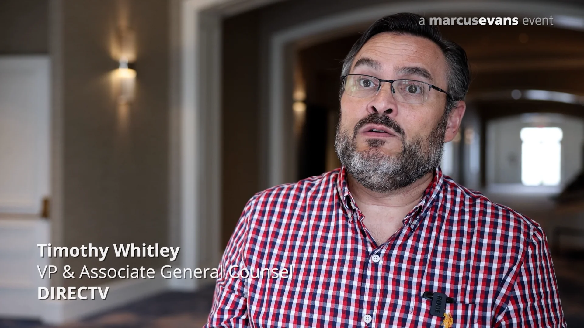 Timothy Whitley, VP & Associate General Counsel of DIRECTV on forming new vendor relationships ...