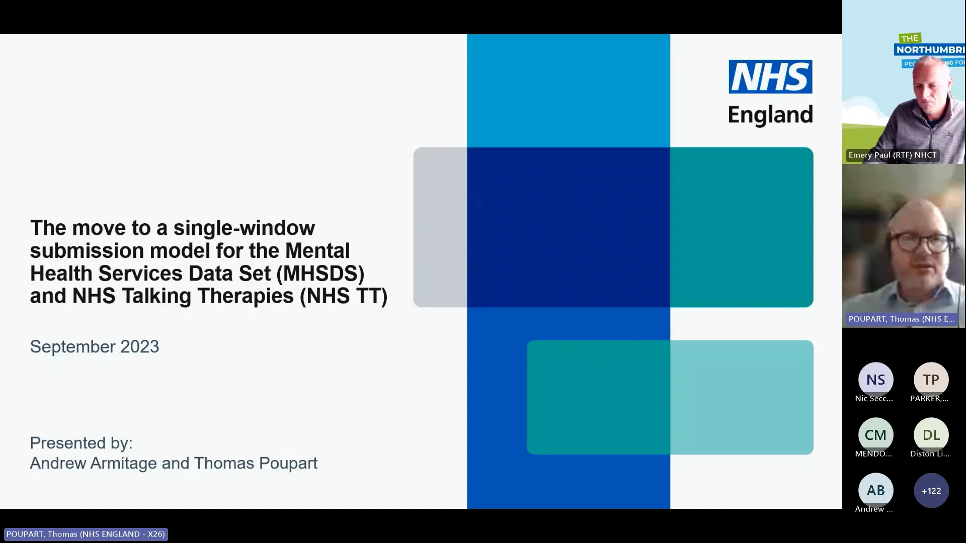 MHSDS - The move to a single-window submission model for MHSDS and NHS ...