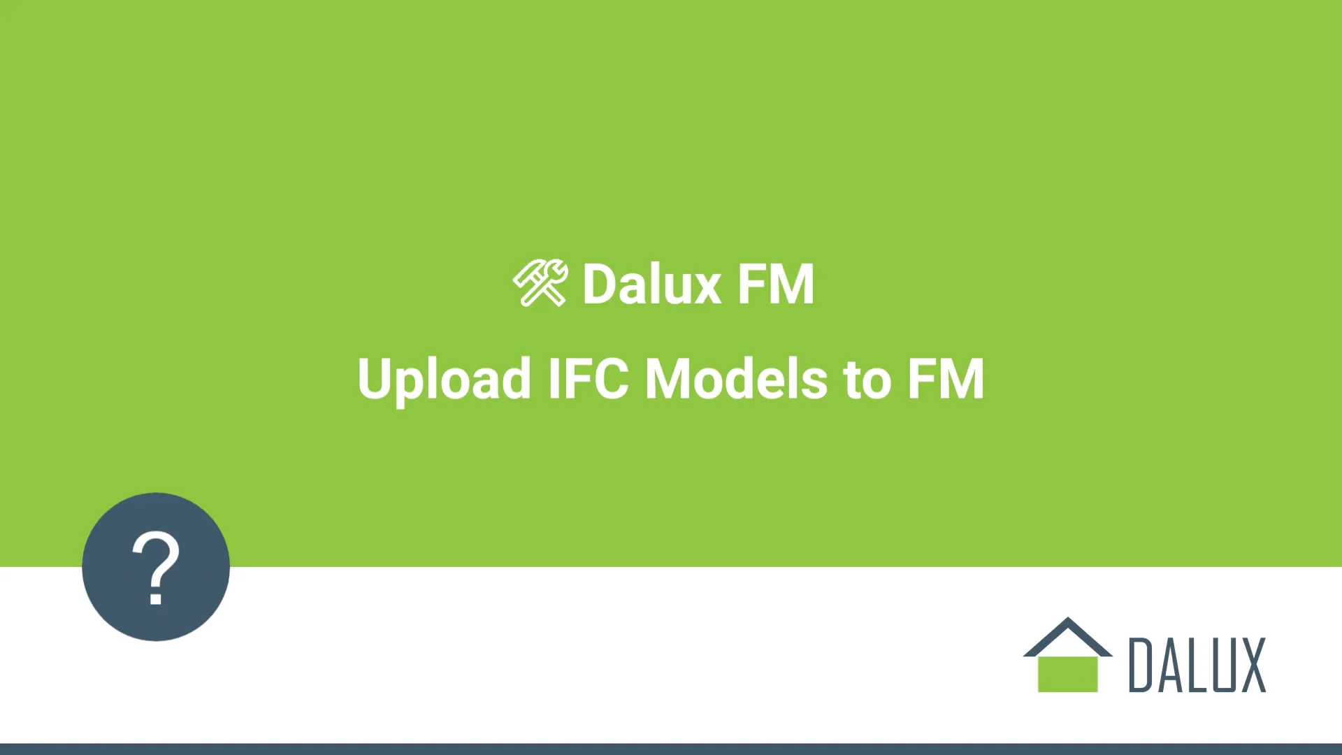 Dalux - Help Center - FM - Upload IFC Models to FM on Vimeo