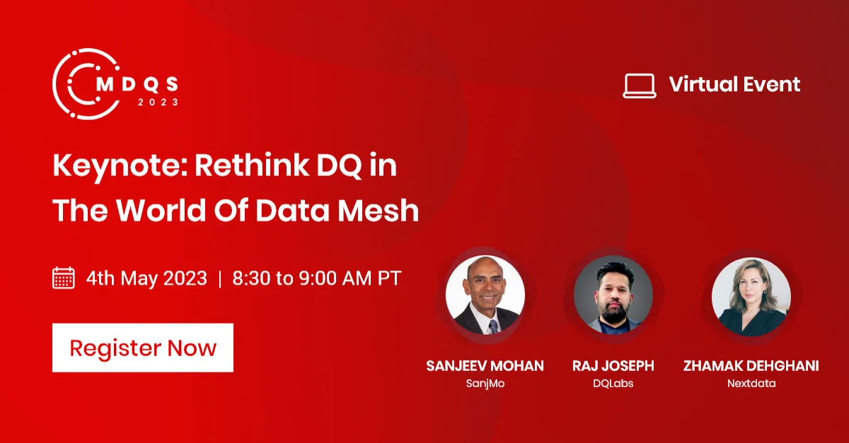 MDQS - Keynote Rethink DQ In The World Of Data Mesh on Vimeo