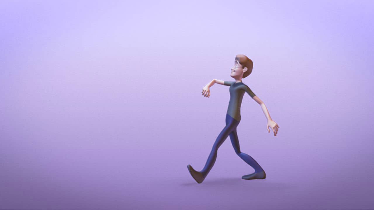 Happy walk cycle on Vimeo