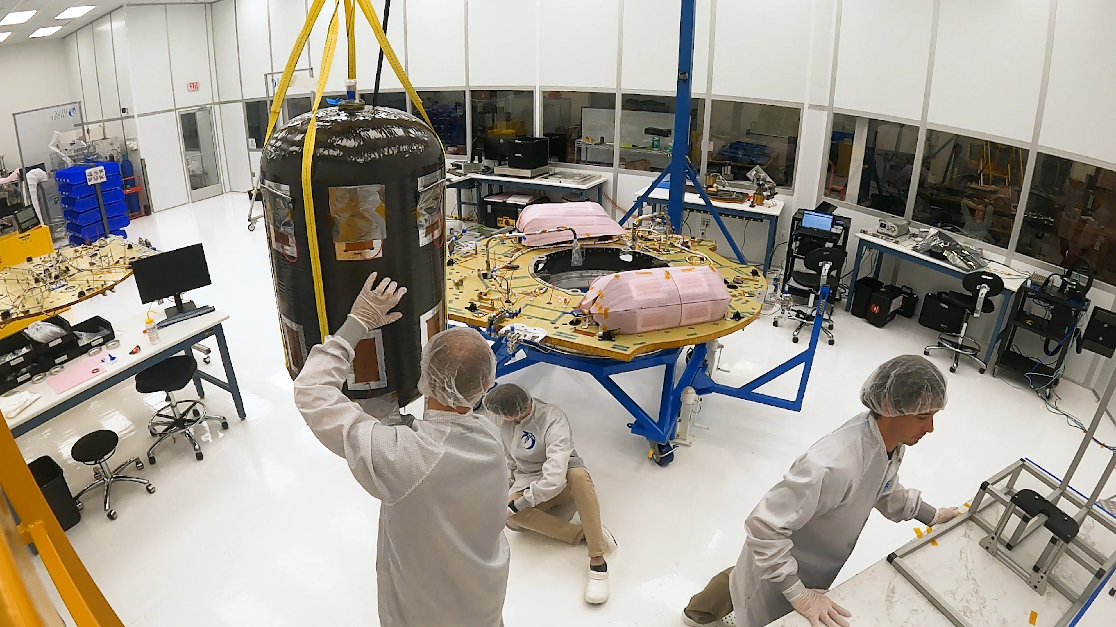 Firefly Blue Ghost Lunar Lander - Flight Structure Assembly on Vimeo