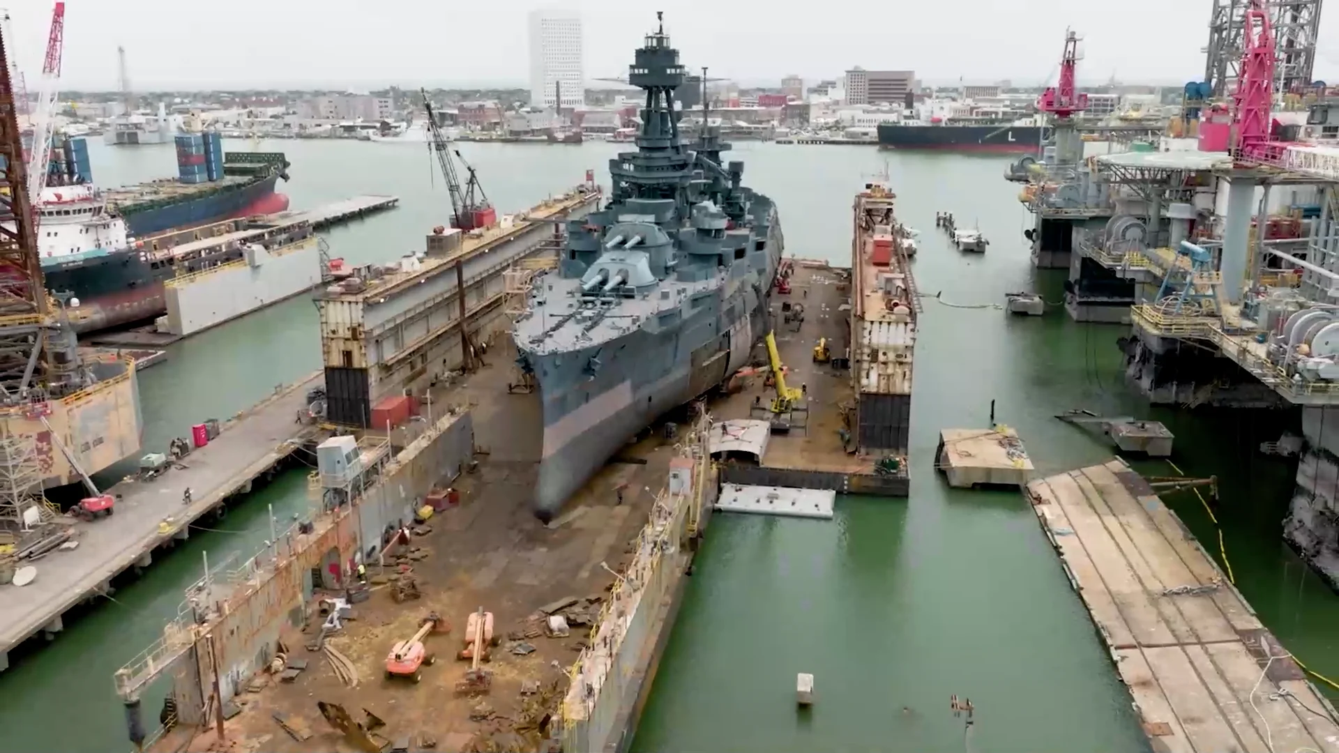 Battleship Texas Move Video on Vimeo
