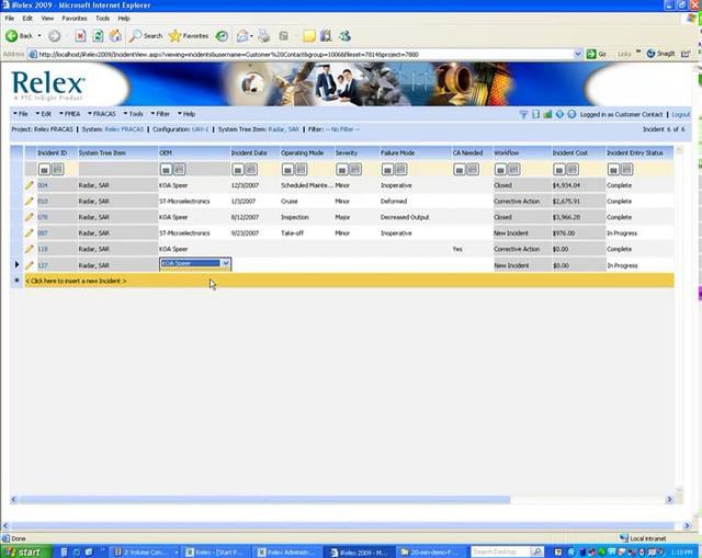 Windchill FRACAS (Failure Reporting, Analysis, and Corrective Action ...