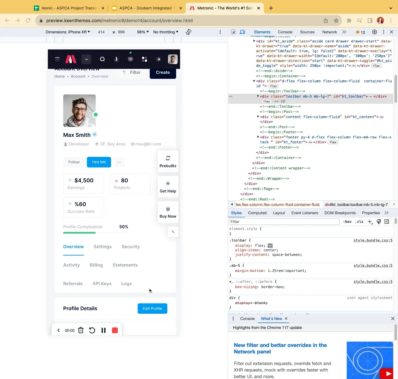 Metronic - Mobile Responsive on Vimeo
