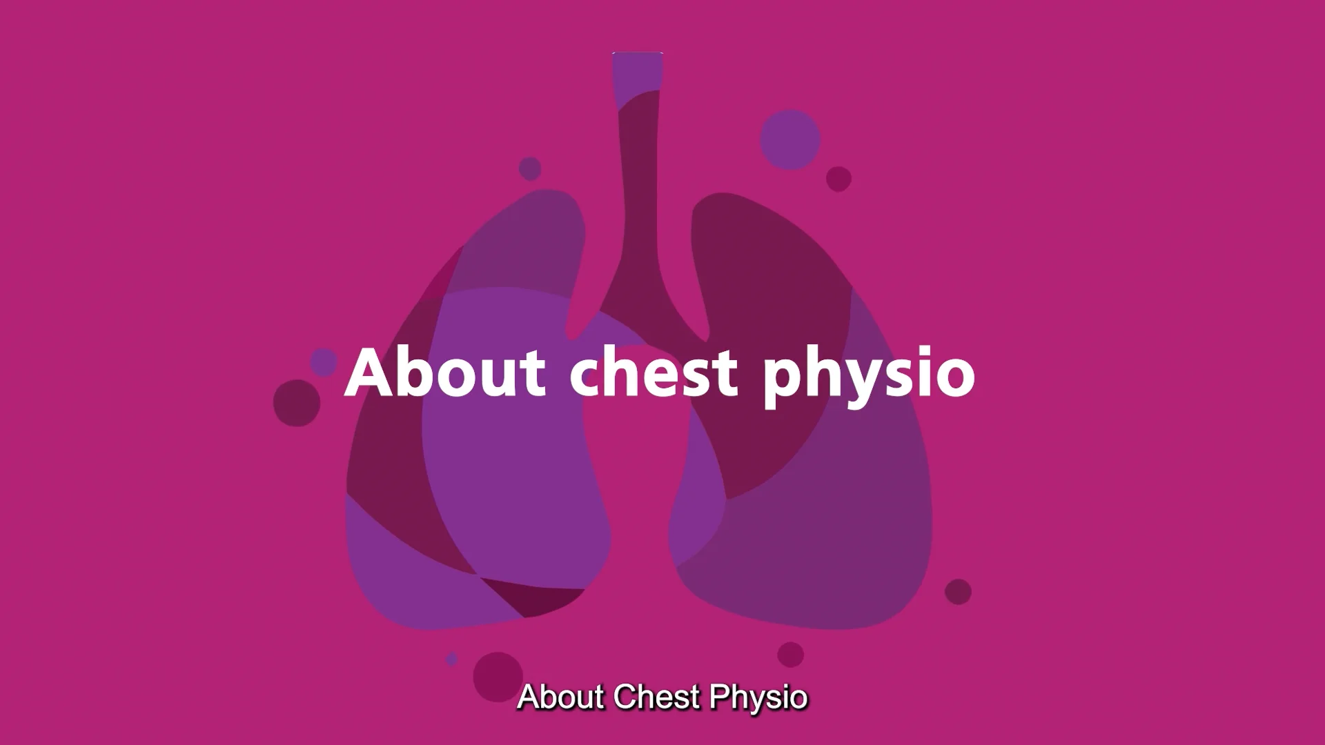 About chest physio - English on Vimeo