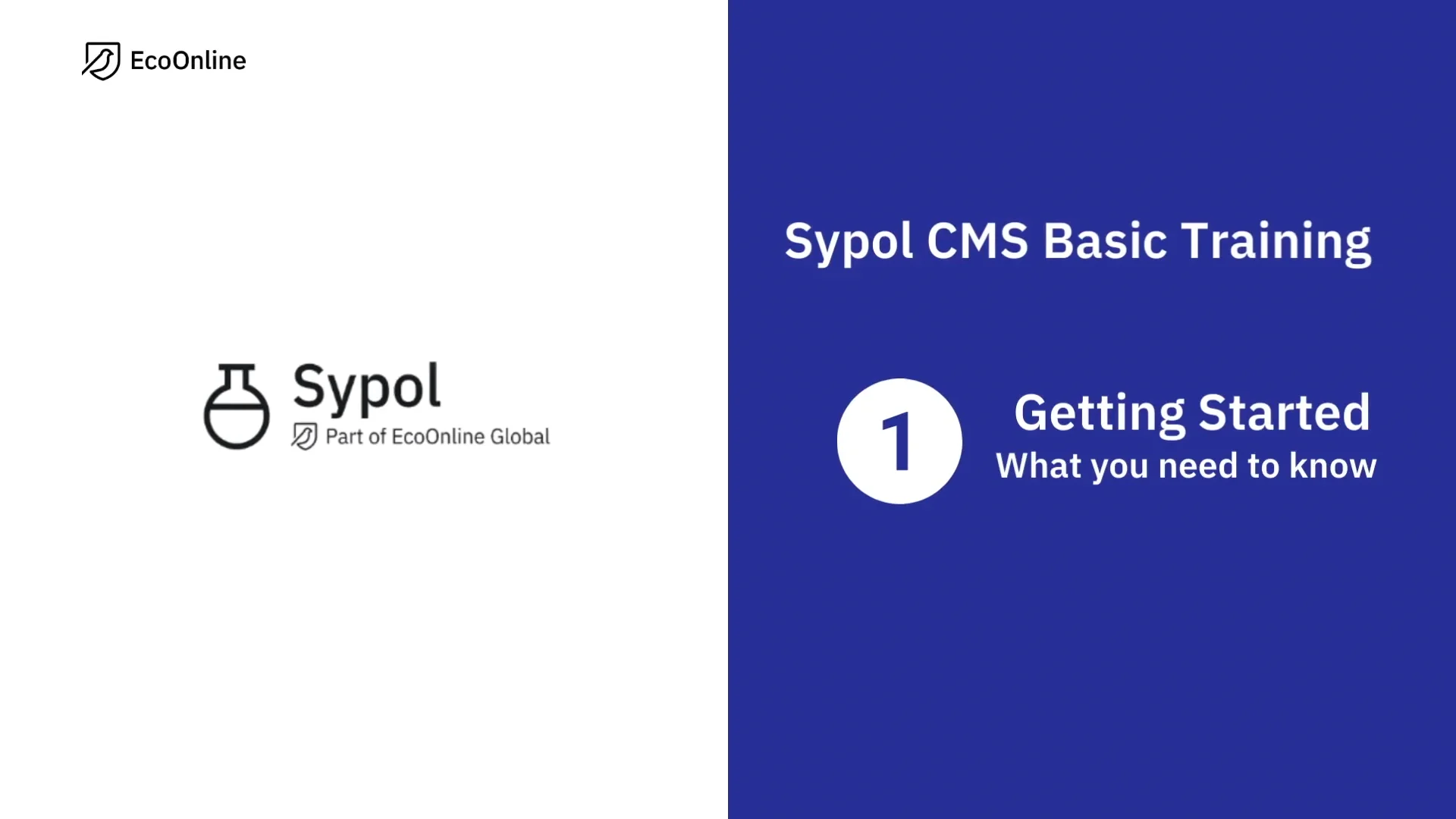 Sypol CMS Training: Getting Started