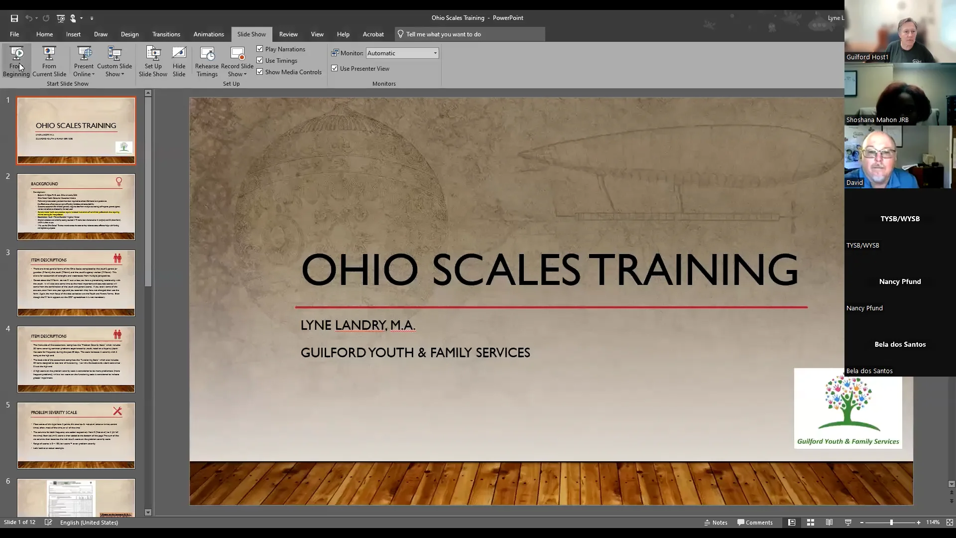 Ohio Scales Training