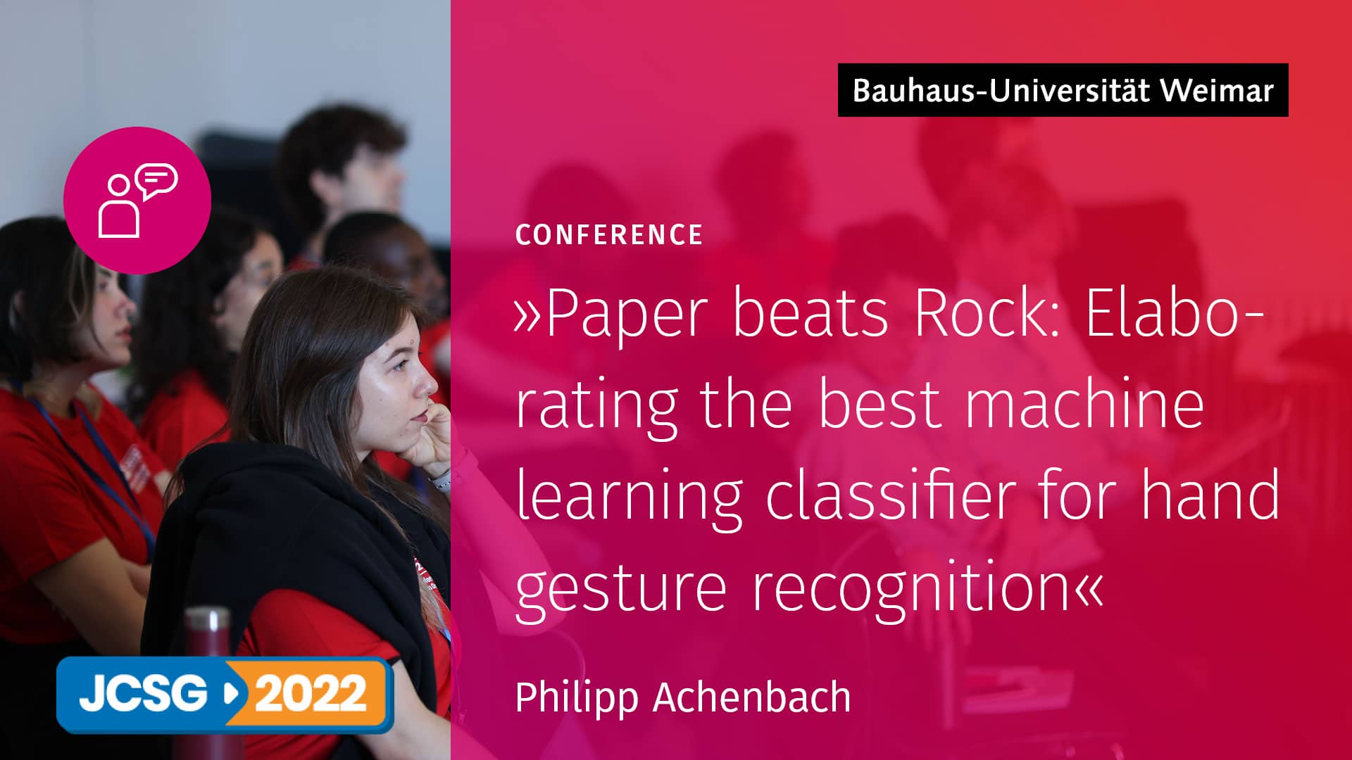 JCSG 2022 – Philipp Achenbach: »Paper beats Rock: Elaborating the best ...