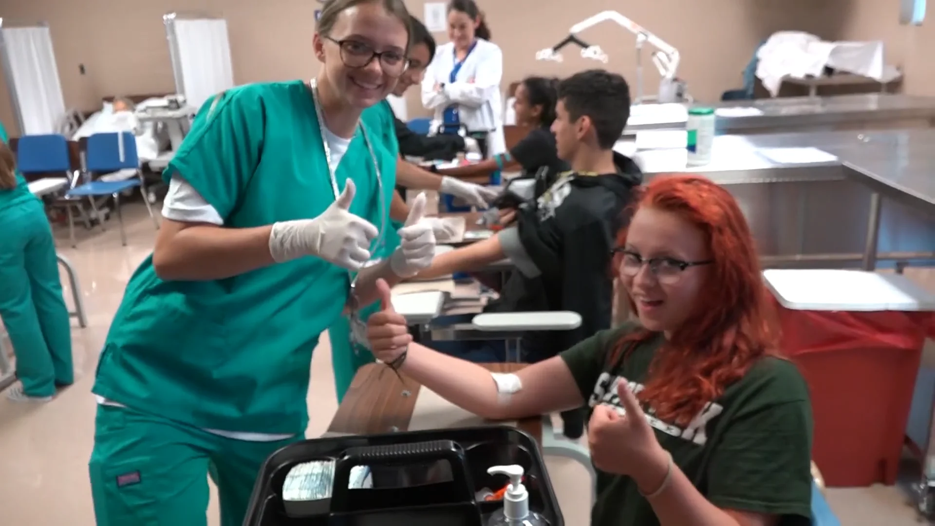 G-P HS Phlebotomy Demonstration on Vimeo