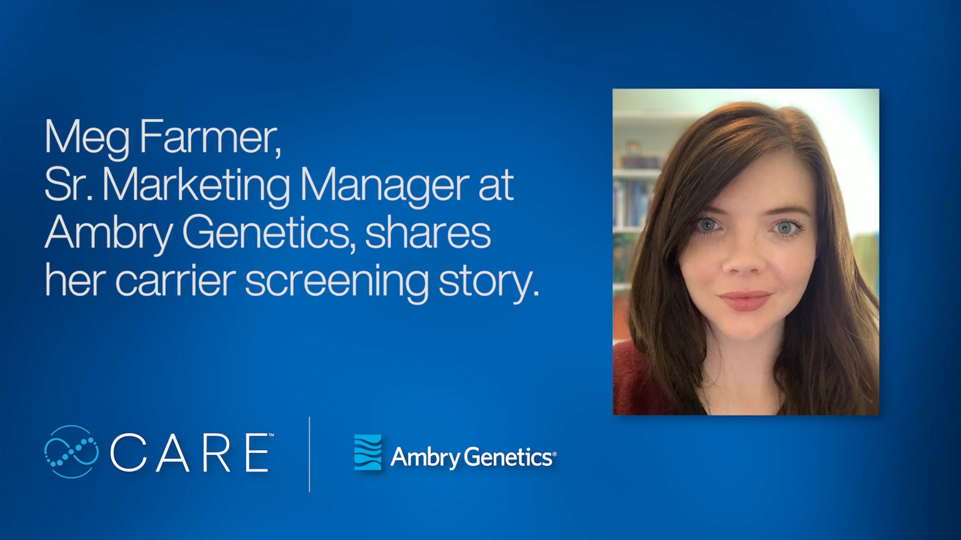 Ambry Genetics - Carrier Screening-Meg Farmer on Vimeo