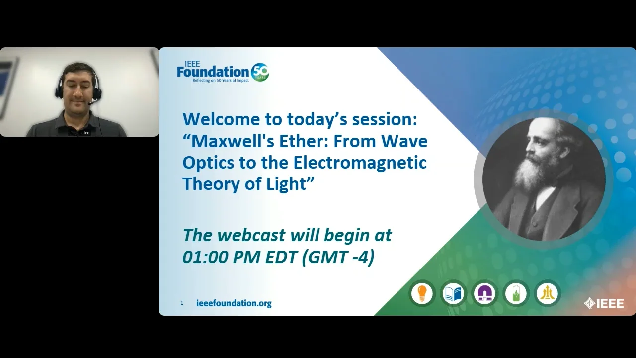 Maxwell's Ether: From Wave Optics to the Electromagnetic Theory of Light