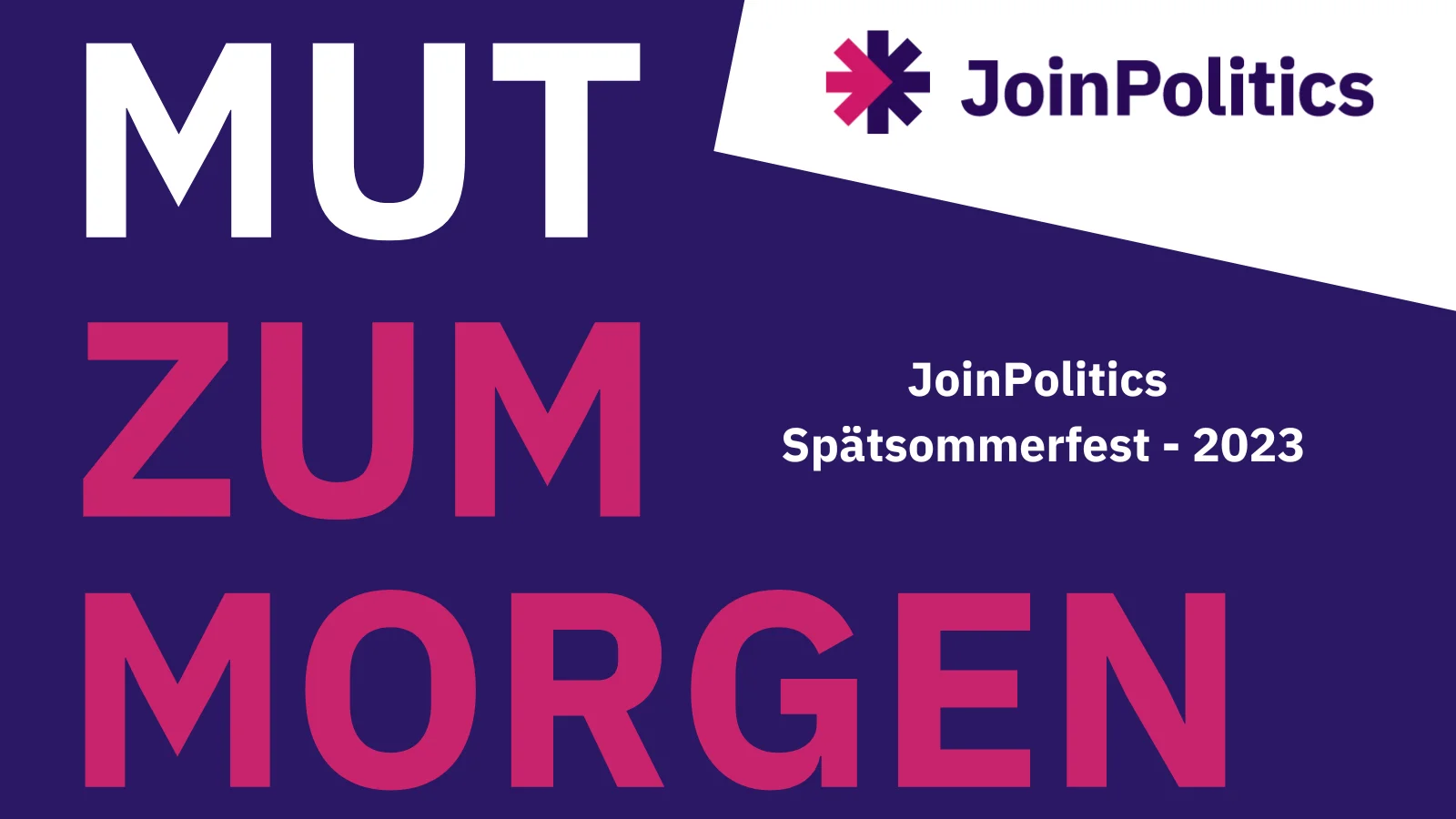 JoinPolitics Spätsommerfest 2023 on Vimeo