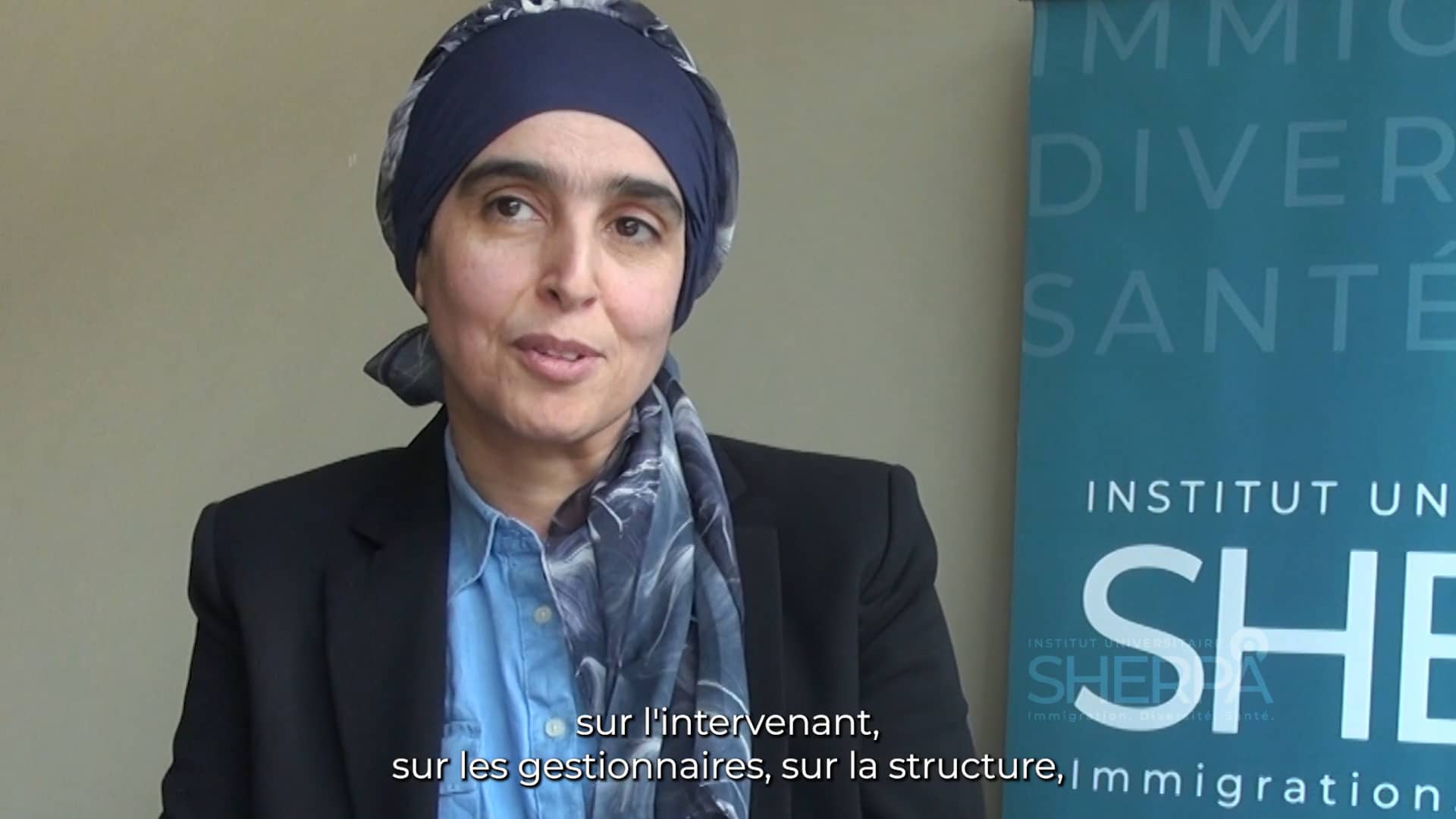 Que fait l'Institut universitaire SHERPA? Entrevue avec Naïma Bentayeb ...