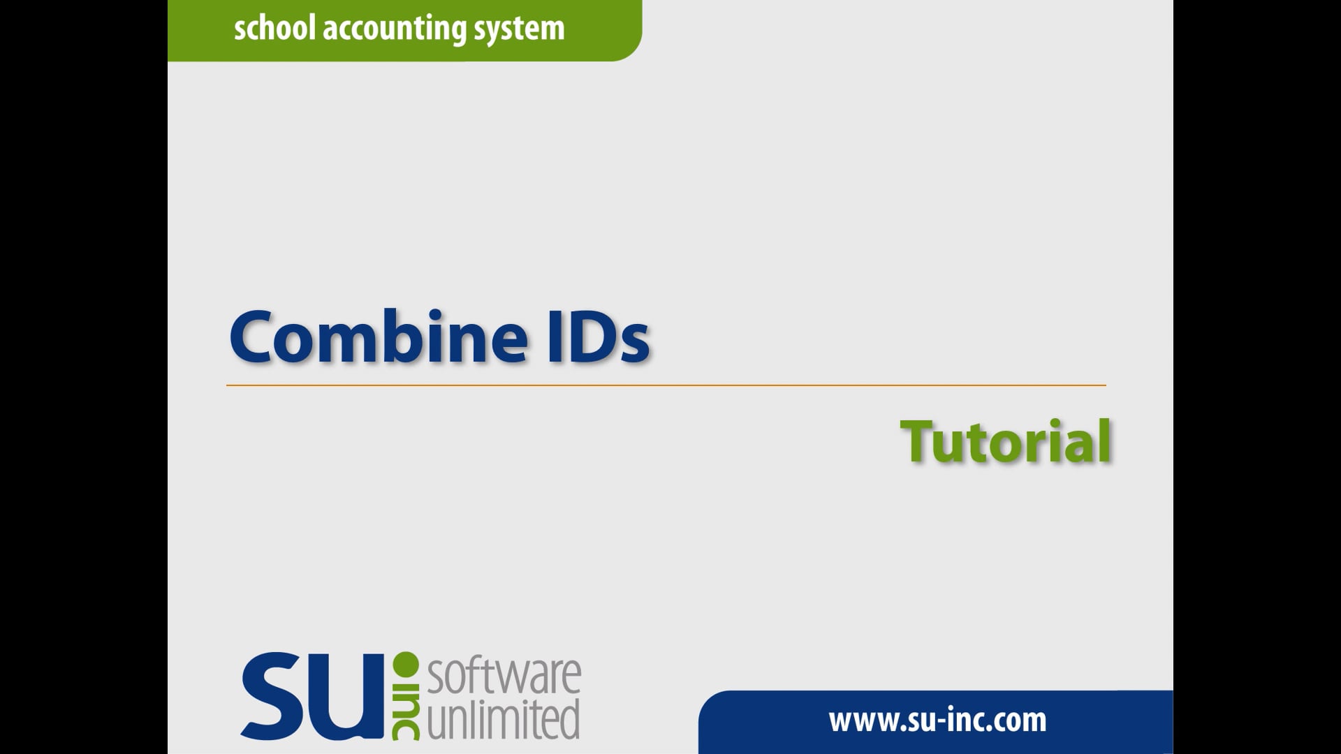 Training Tutorials - Combine IDs on Vimeo