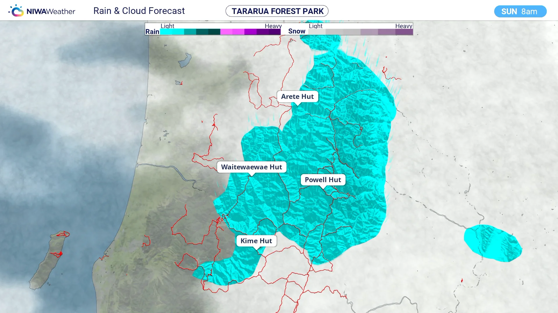 Tararua Forest Park Weather Outlook on Vimeo
