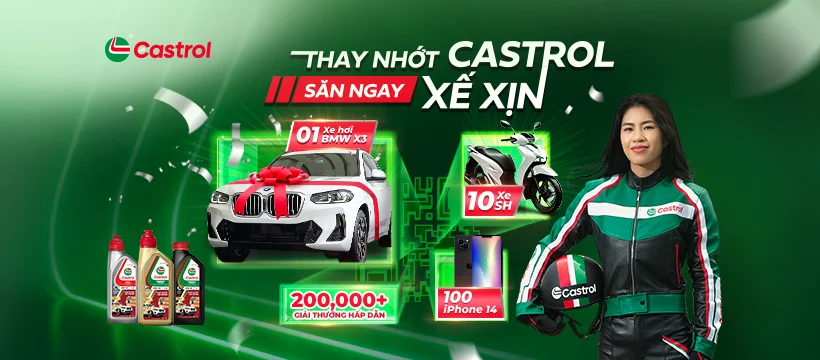 Castrol Promotion - Thay Nhớt Castrol Săn Ngay Xế Xịn
