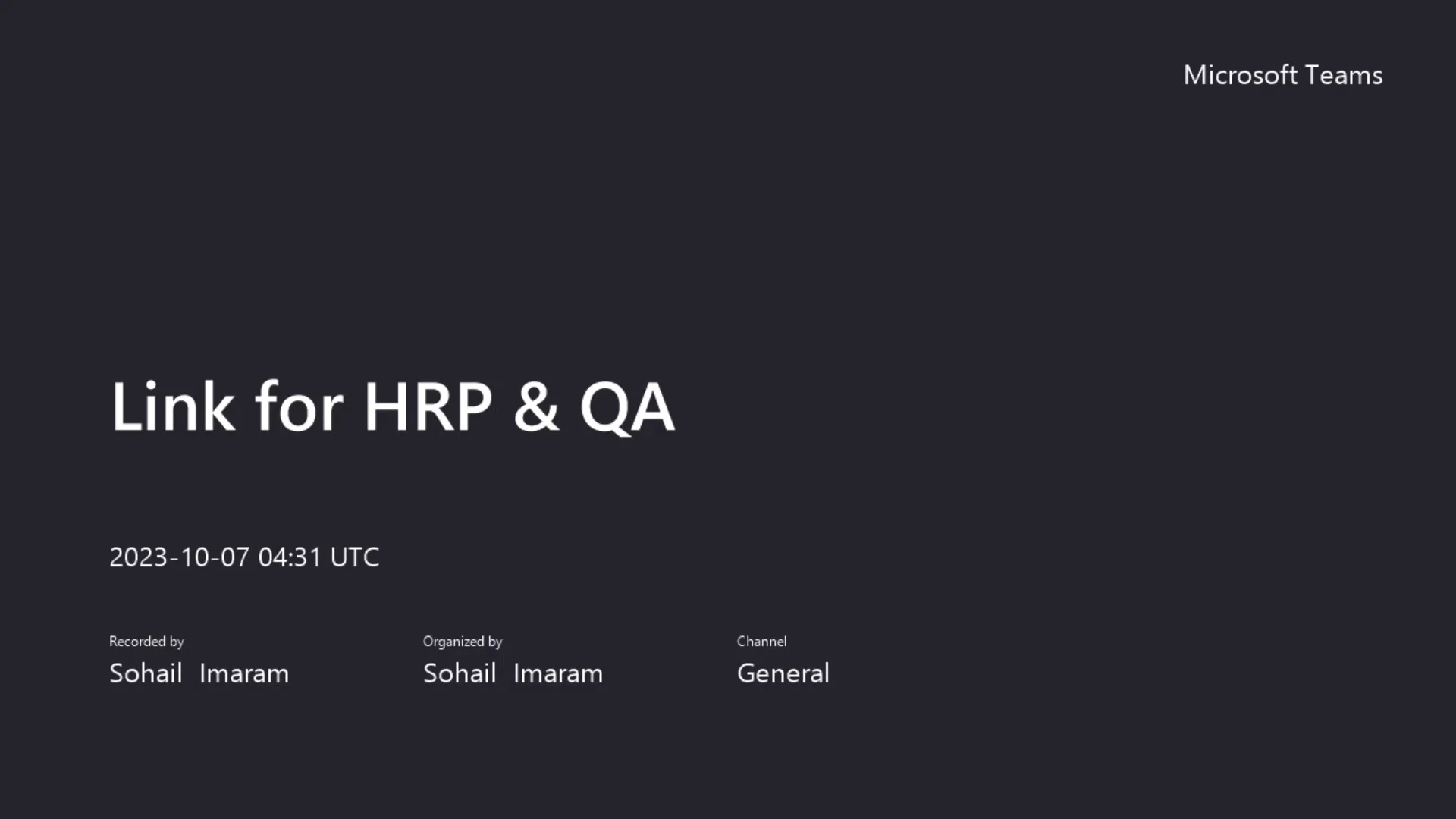 MBA SEM 4 - QA on Vimeo