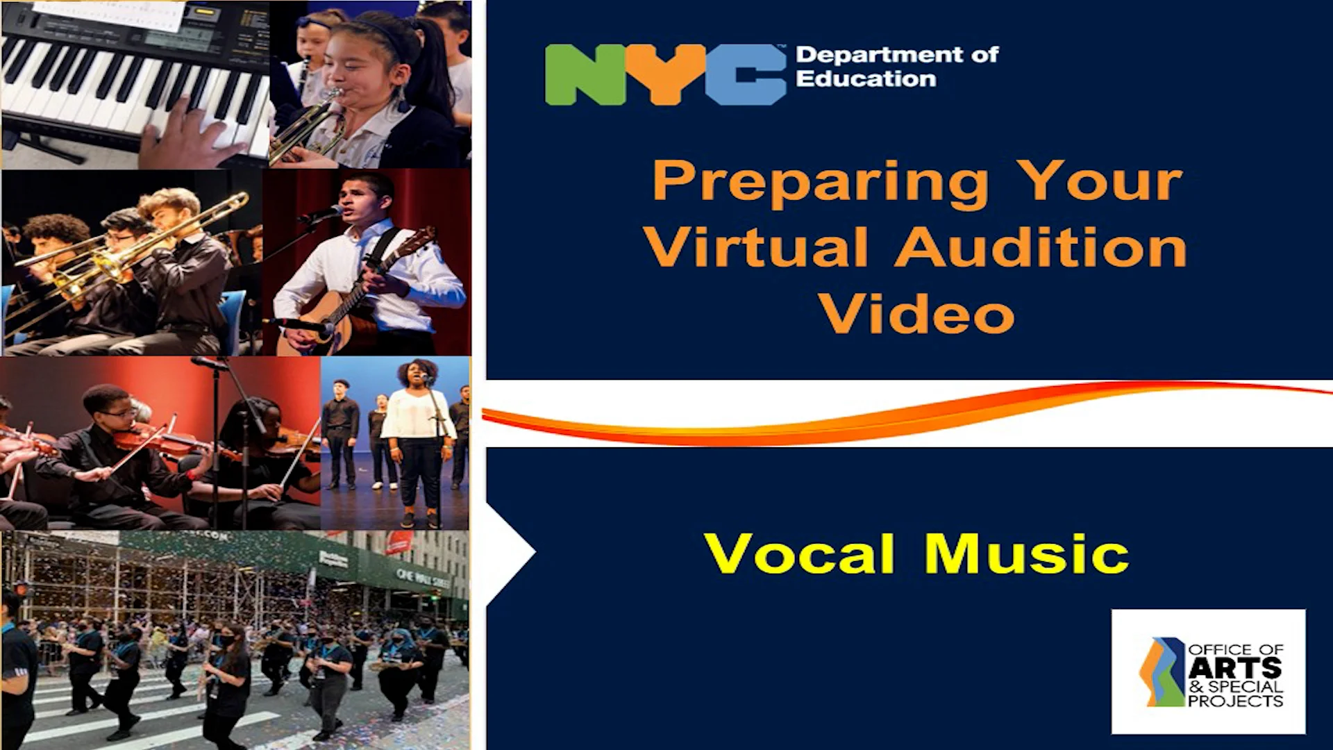 01B - Preparing Your Virtual Audition - Vocal on Vimeo