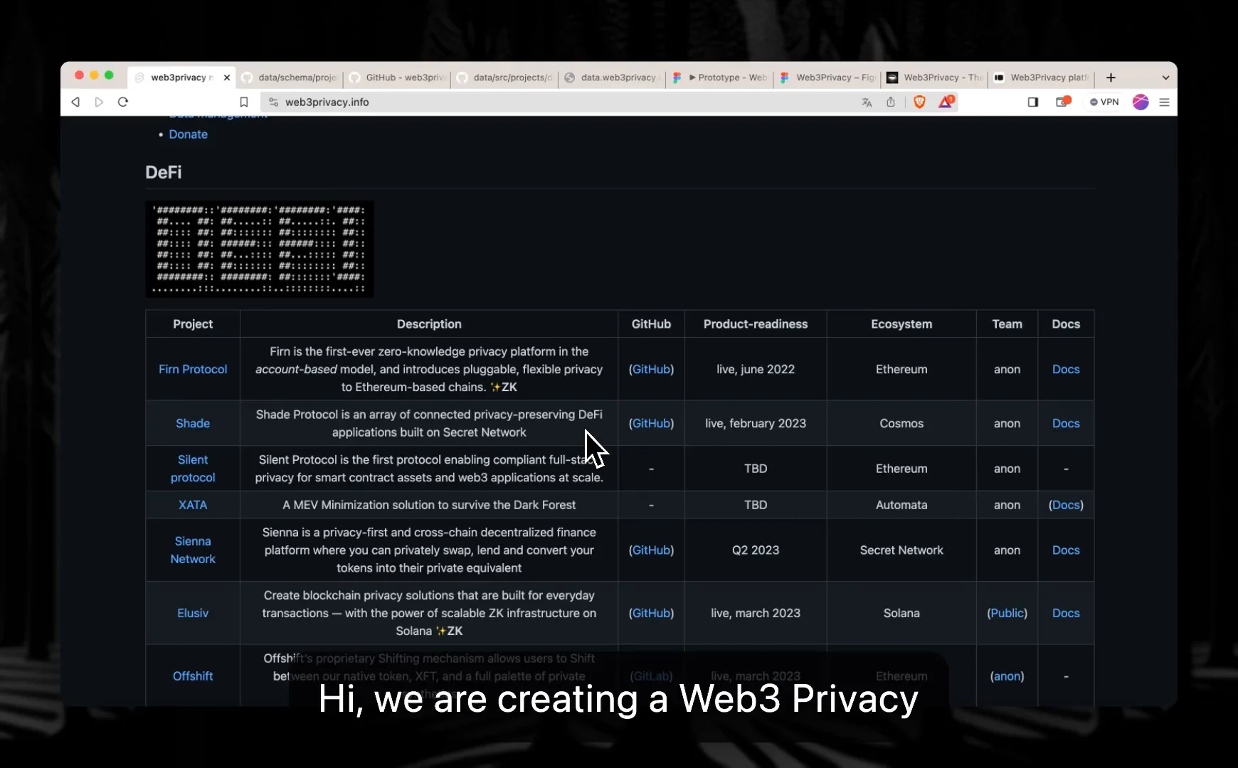 Web3Privacy App on Vimeo