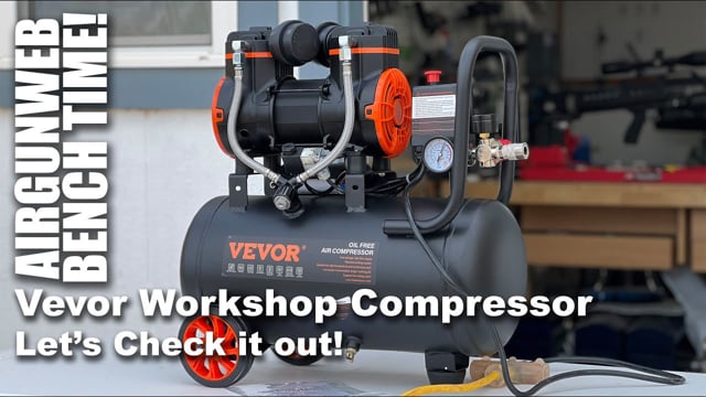 VEVOR Workshop Compressor - Quiet, Low Power Draw Compressor for your ...