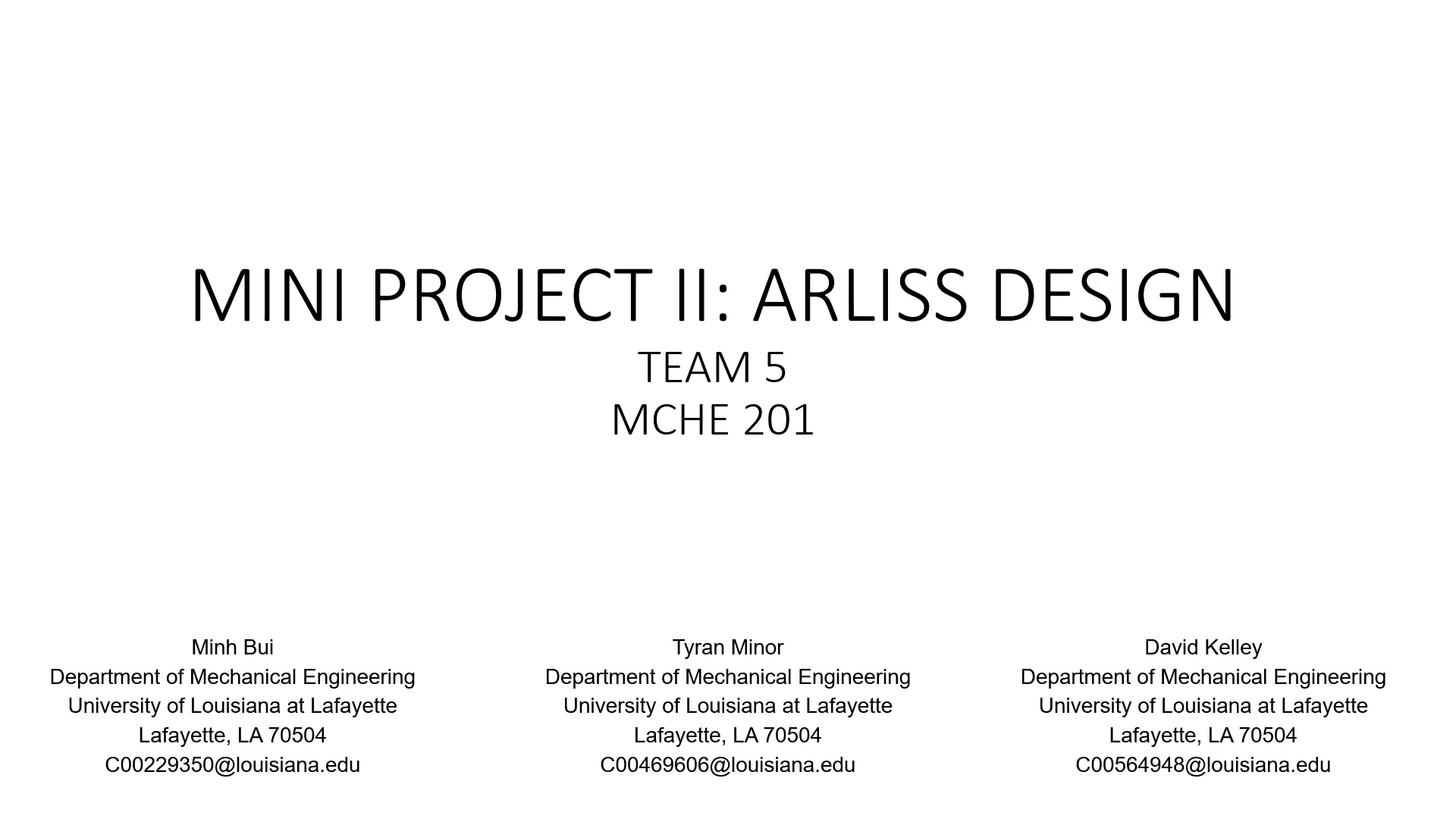 ARLISS Presentation Group 5 - Fall 2023