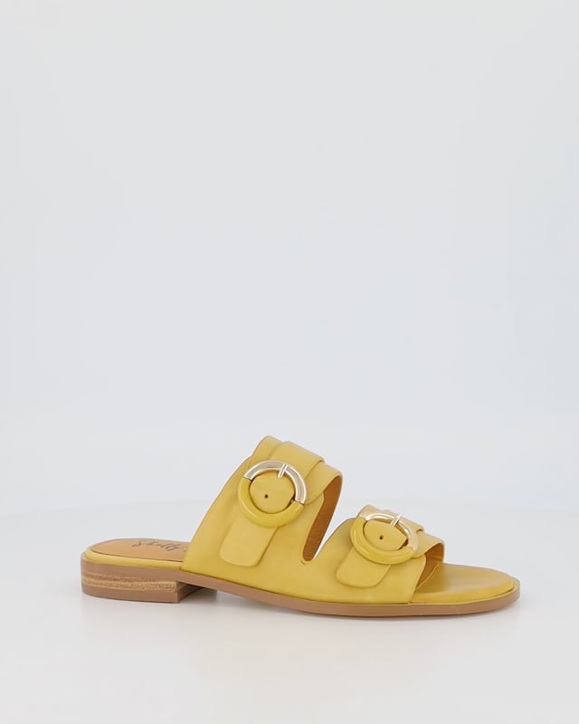 Buy MERL Mustard sandals Online at Shoe Connection