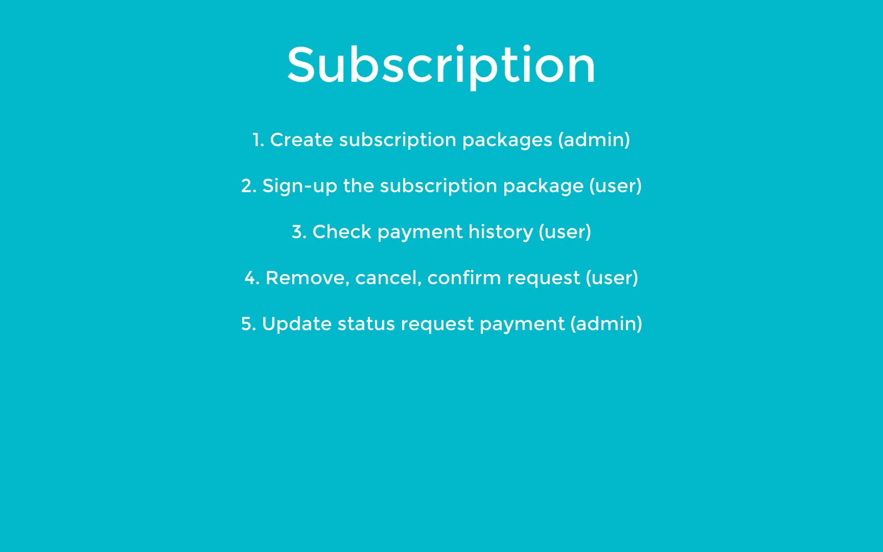 Demo subscription on Vimeo
