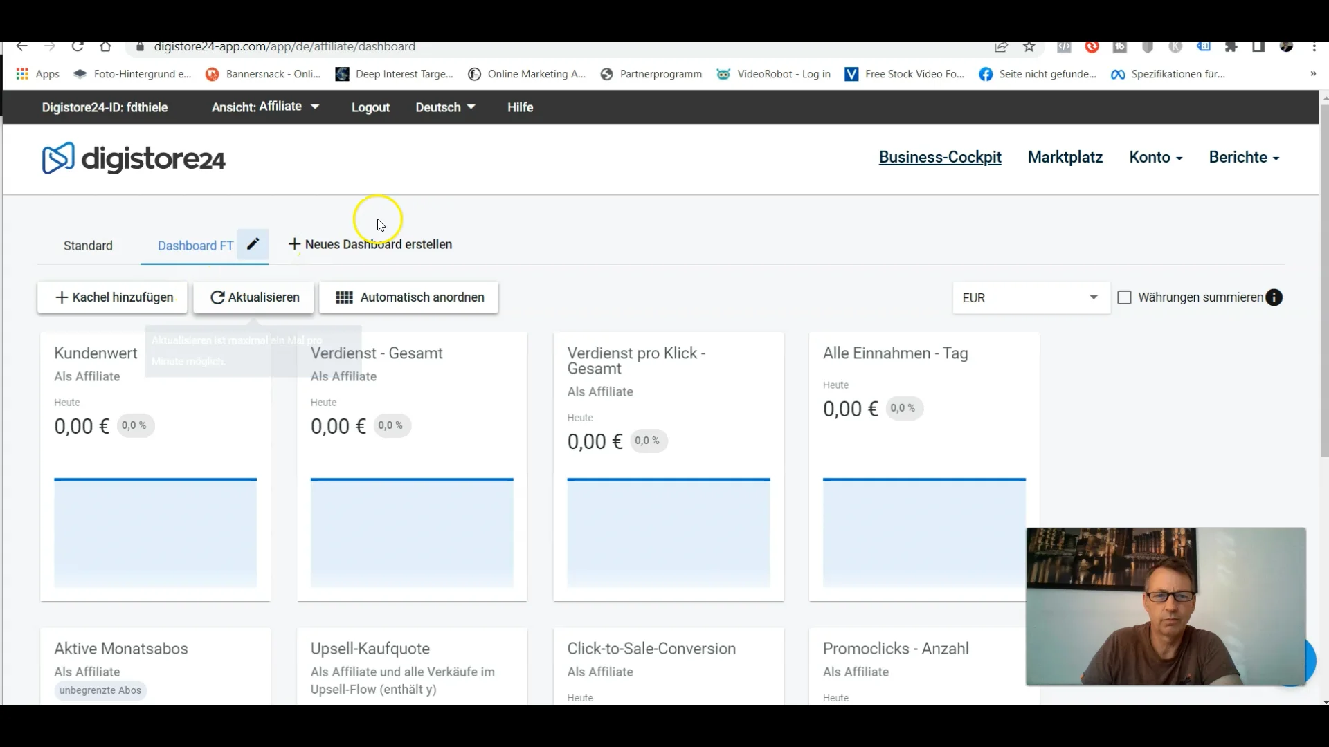 Digistore24 Dashboard Erklärung on Vimeo