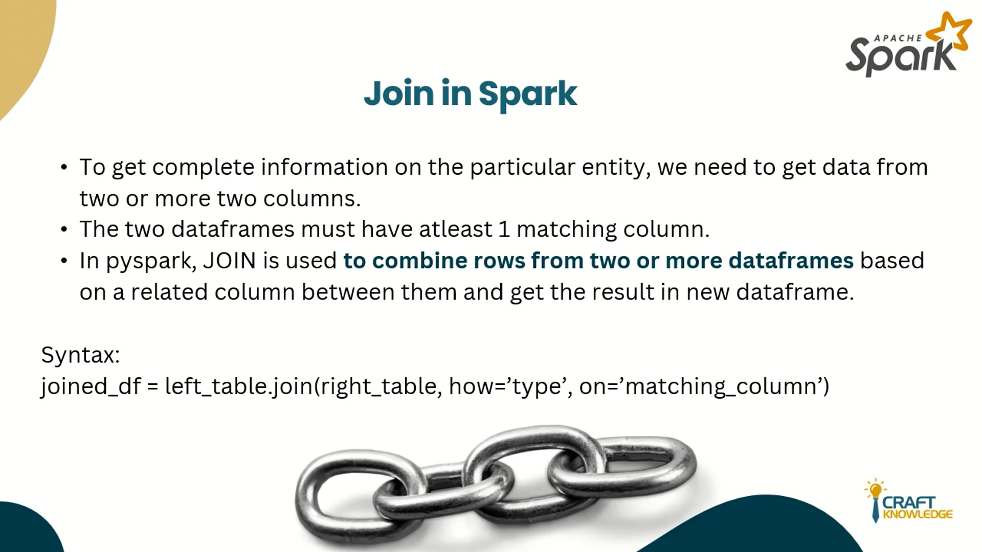 04 - Join in Spark on Vimeo