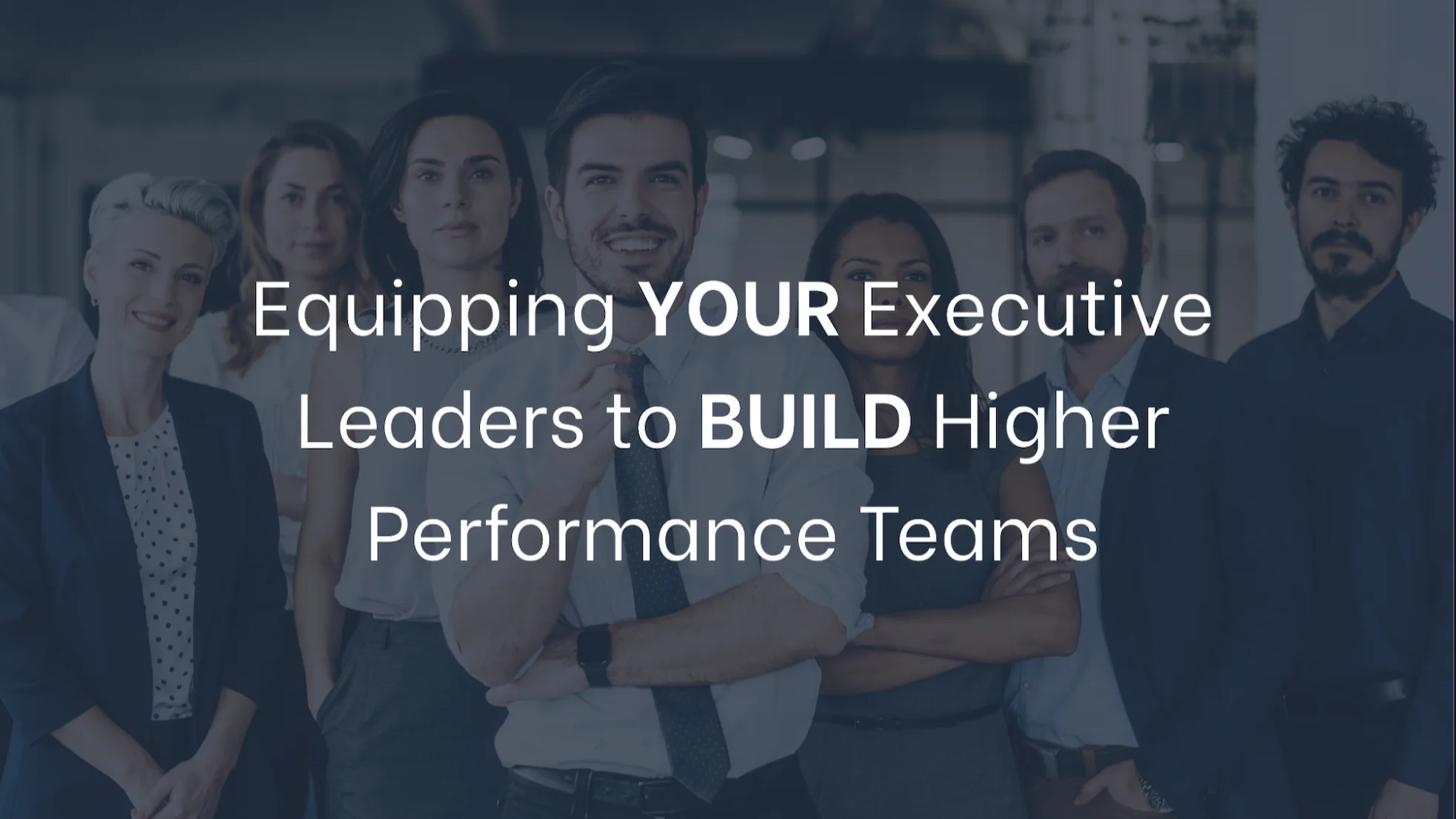 Equipping YOUR Executive Leaders to BUILD Higher Performance Teams on Vimeo