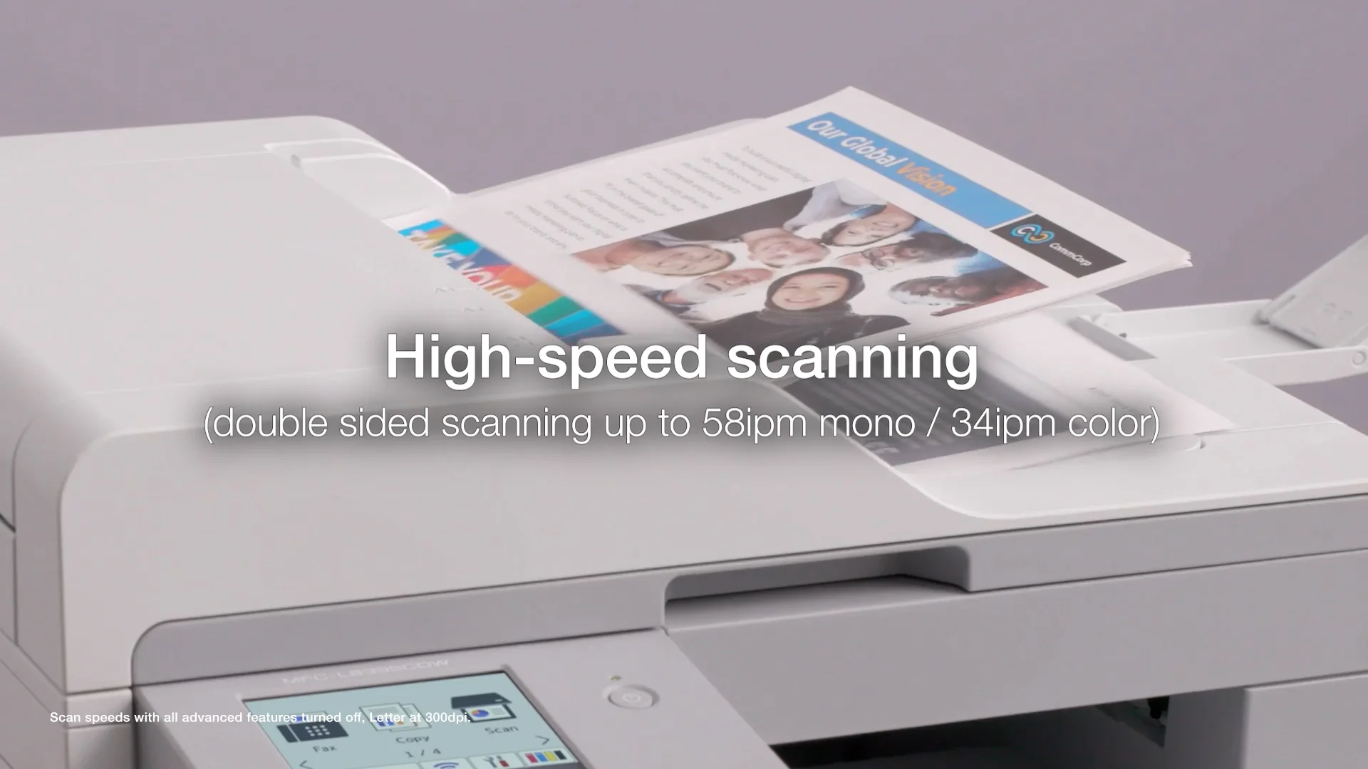 Brother MFC-L8395CDW Digital Color All-in-One Advanced Scanning on Vimeo