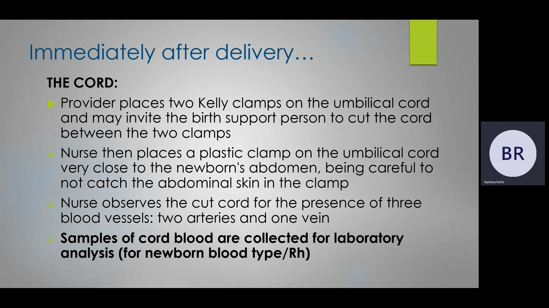 Maternal Module 4 Lecture on Vimeo